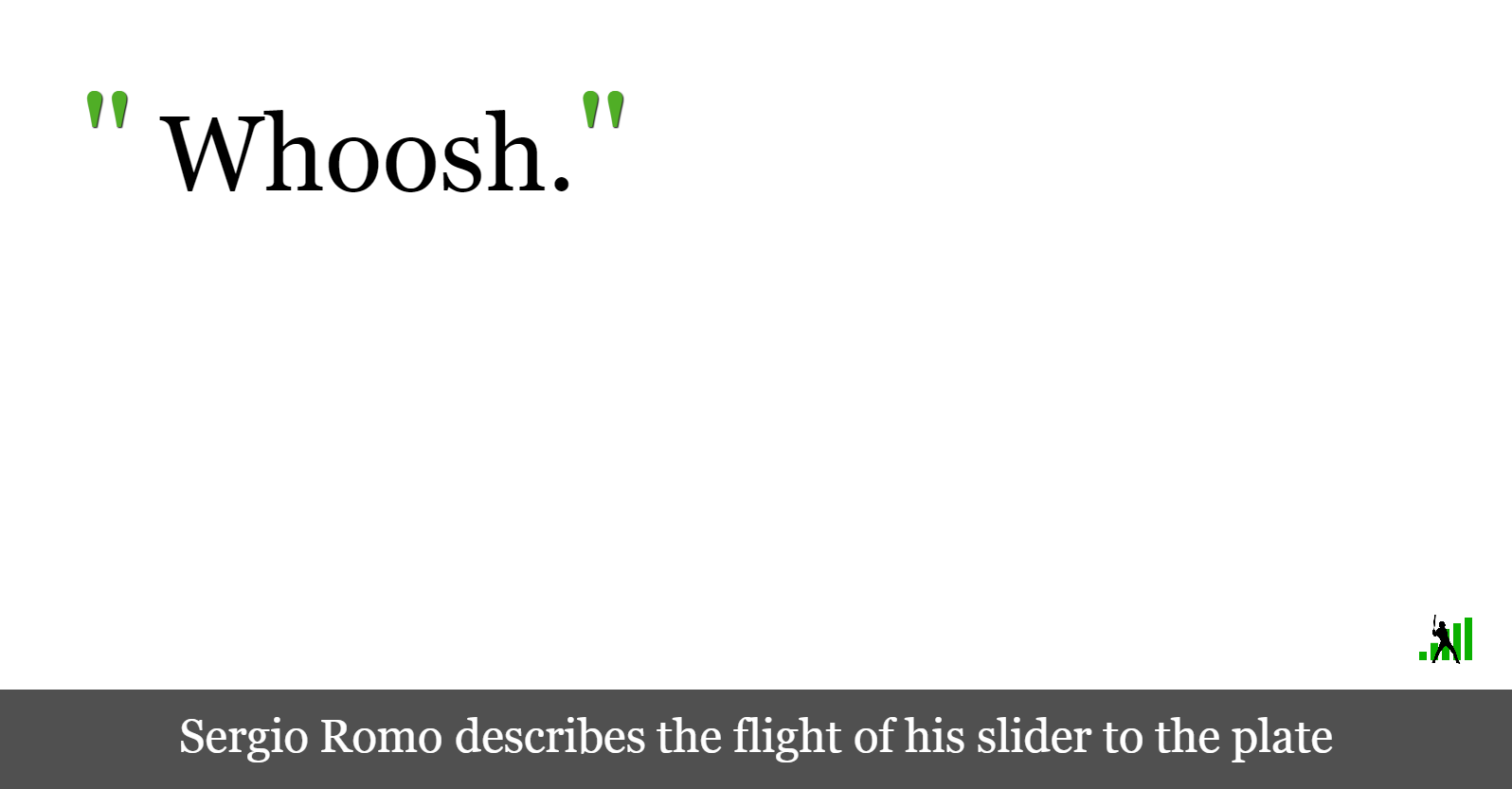 Sergio Romo on His Bowling-Ball… Slider | FanGraphs Baseball