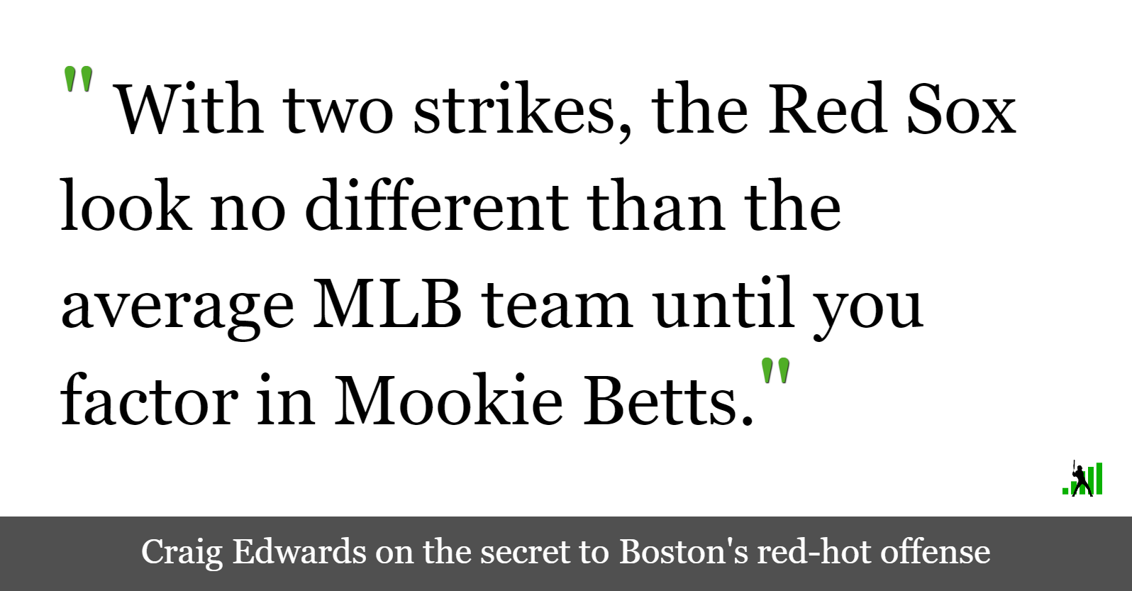The Recipe for the Red Sox’ Secret Sauce | FanGraphs Baseball
