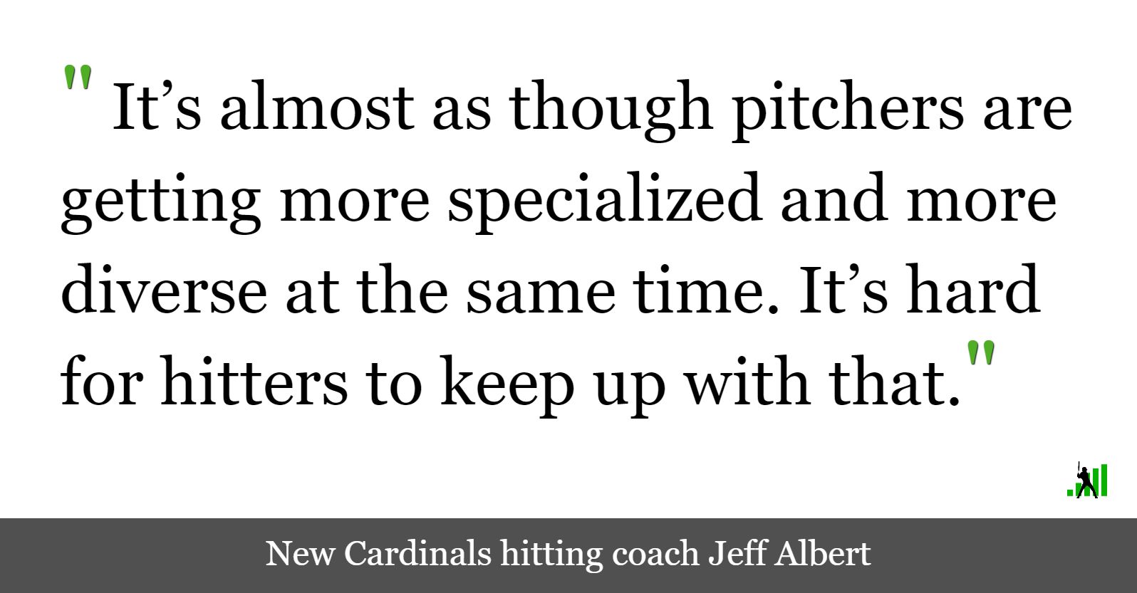 A Conversation with Cardinals Hitting Coach Jeff Albert | FanGraphs ...