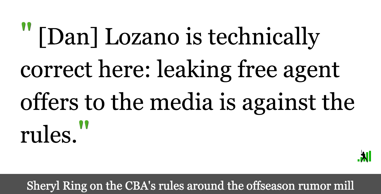Dan Lozano and the Contract Rumor Mill | FanGraphs Baseball