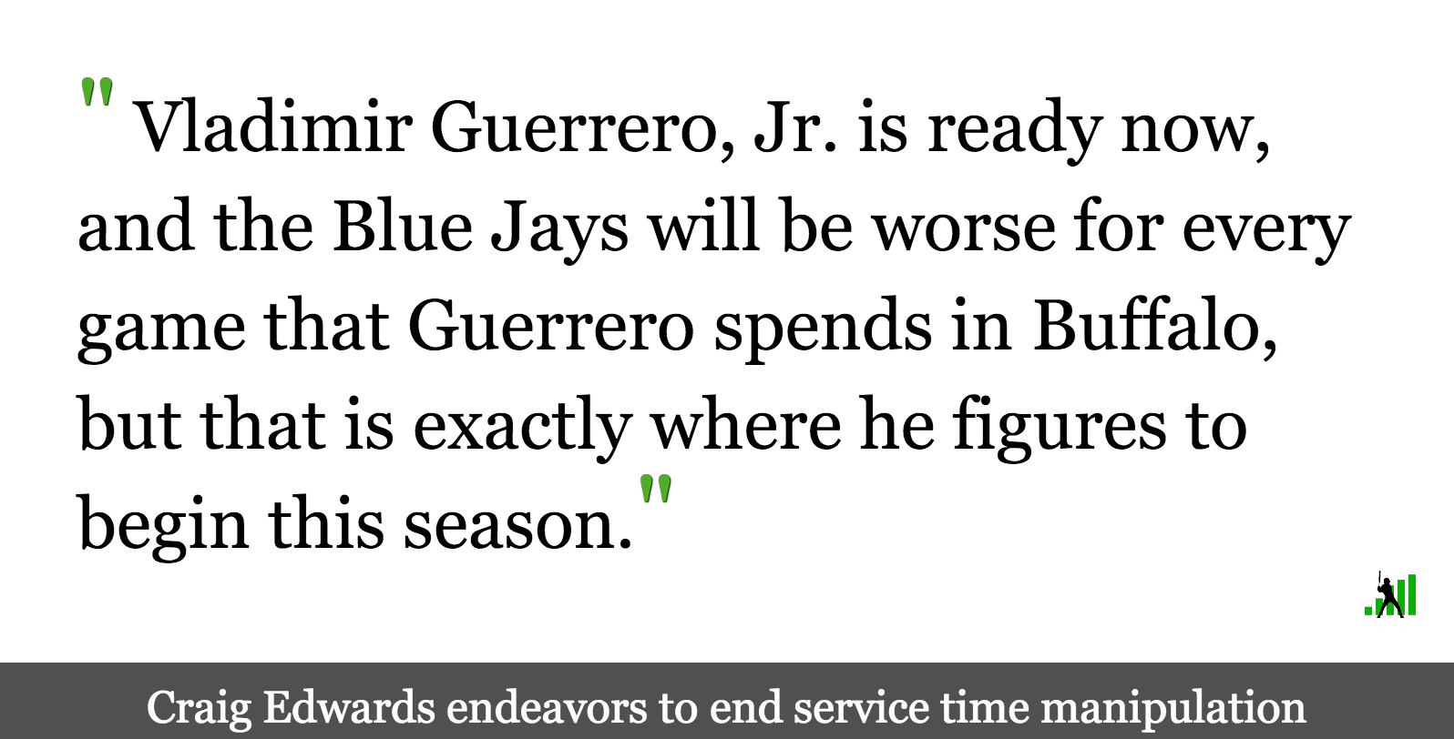 A Modest Proposal to End Service Time Manipulation | FanGraphs Baseball