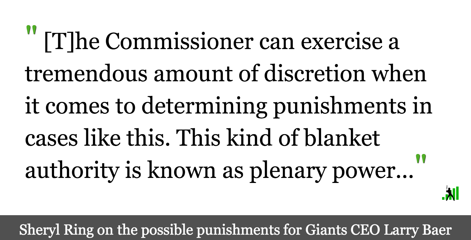 Larry Baer and the Nature of Plenary Power | FanGraphs Baseball