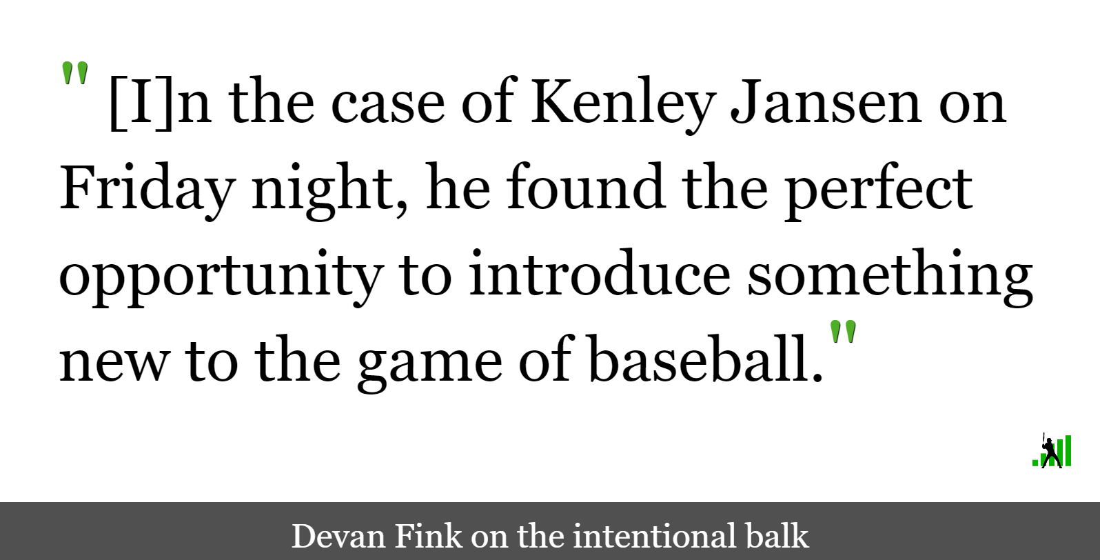 Everything You Need to Know About the Intentional Balk | FanGraphs Baseball