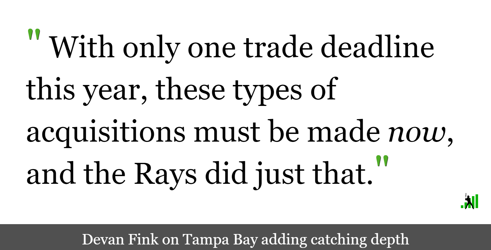 Rays Add Catching Depth in Rocky Gale | FanGraphs Baseball