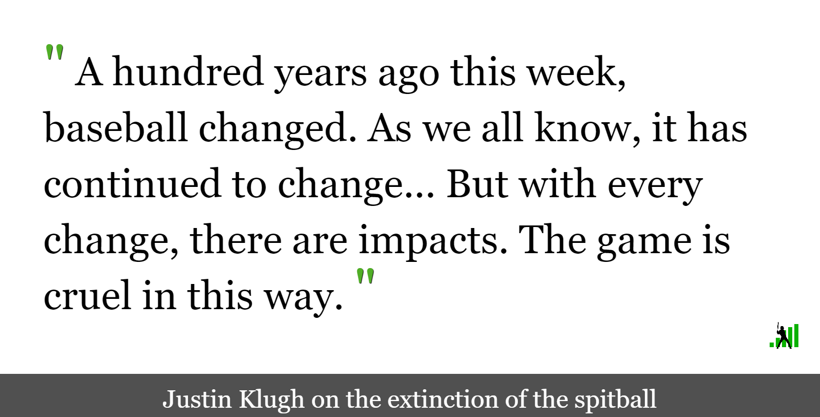 The Spitball Has Been Contraband for a Century | FanGraphs Baseball