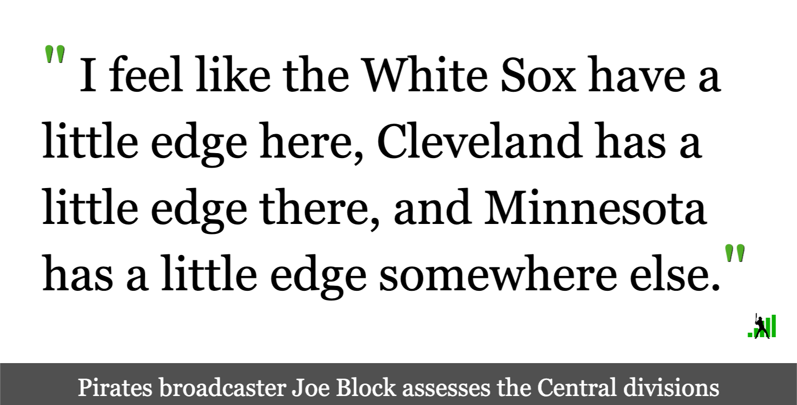 Pirates Broadcaster Joe Block Ranks the Best of the Central | FanGraphs ...