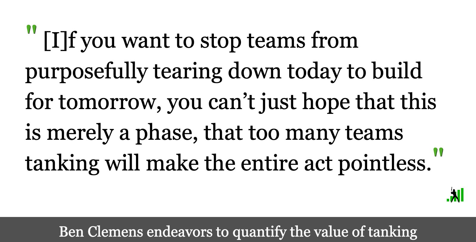 The Diminishing (but Positive) Returns of Tanking | FanGraphs Baseball