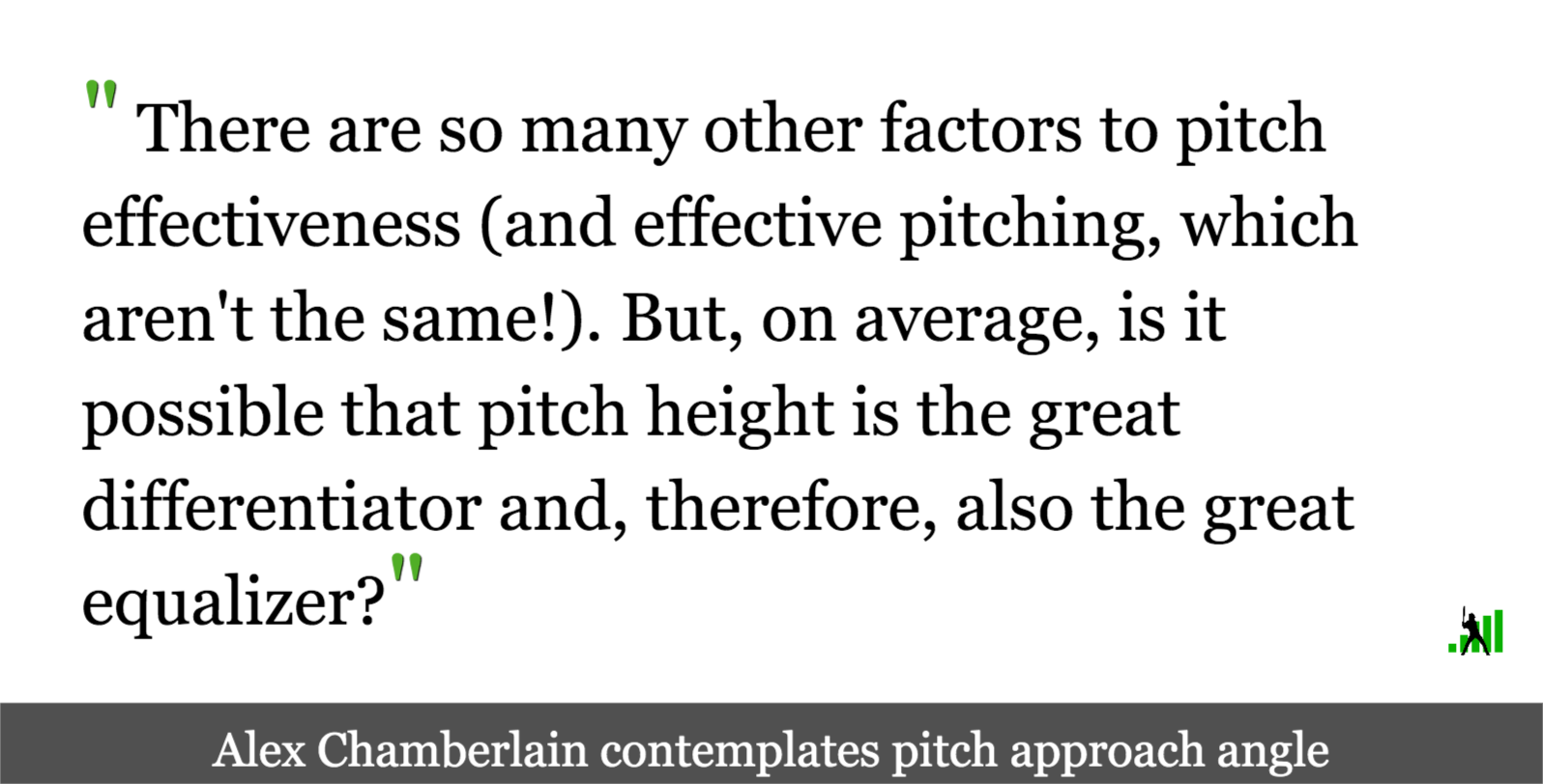 Where Vertical Approach Angle Seems to Matter Most | FanGraphs Baseball