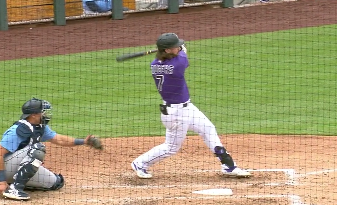 Brendan Rodgers Clobbered a Grounder | FanGraphs Baseball