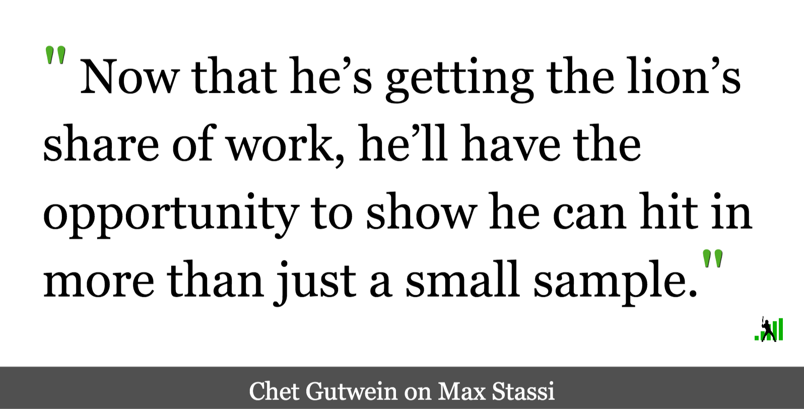 Max Stassi Is Making the Most of a Small Sample (Again) | FanGraphs ...