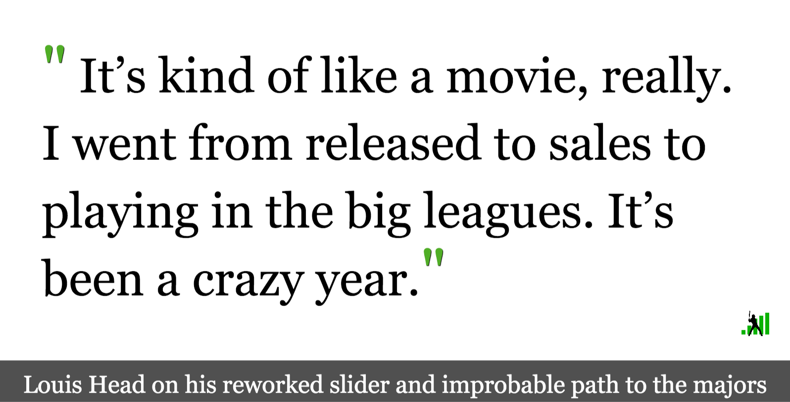 A Conversation With Louis Head, Who is Having a Storybook Season ...