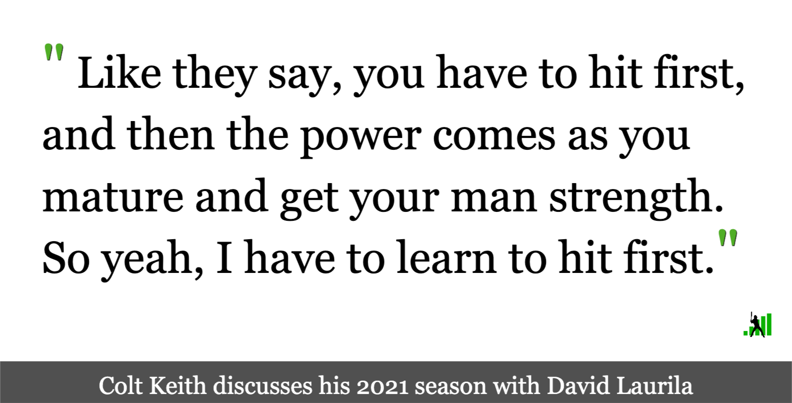 A Conversation With Detroit Tigers Prospect Colt Keith | FanGraphs Baseball